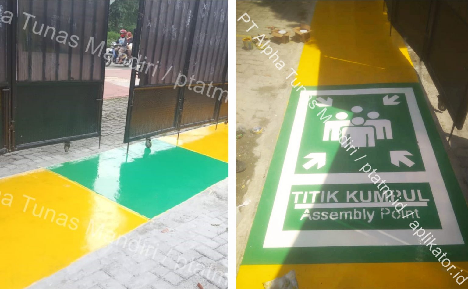 Marka Jalan Atau Garis Jalan - PT Alpha Tunas Mandiri