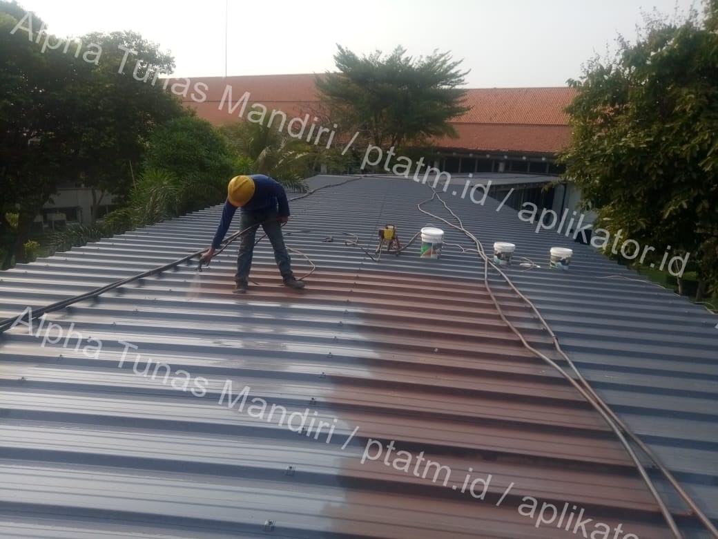 Perbaikan Atap Spandek Desember 2025 - PT ATM
